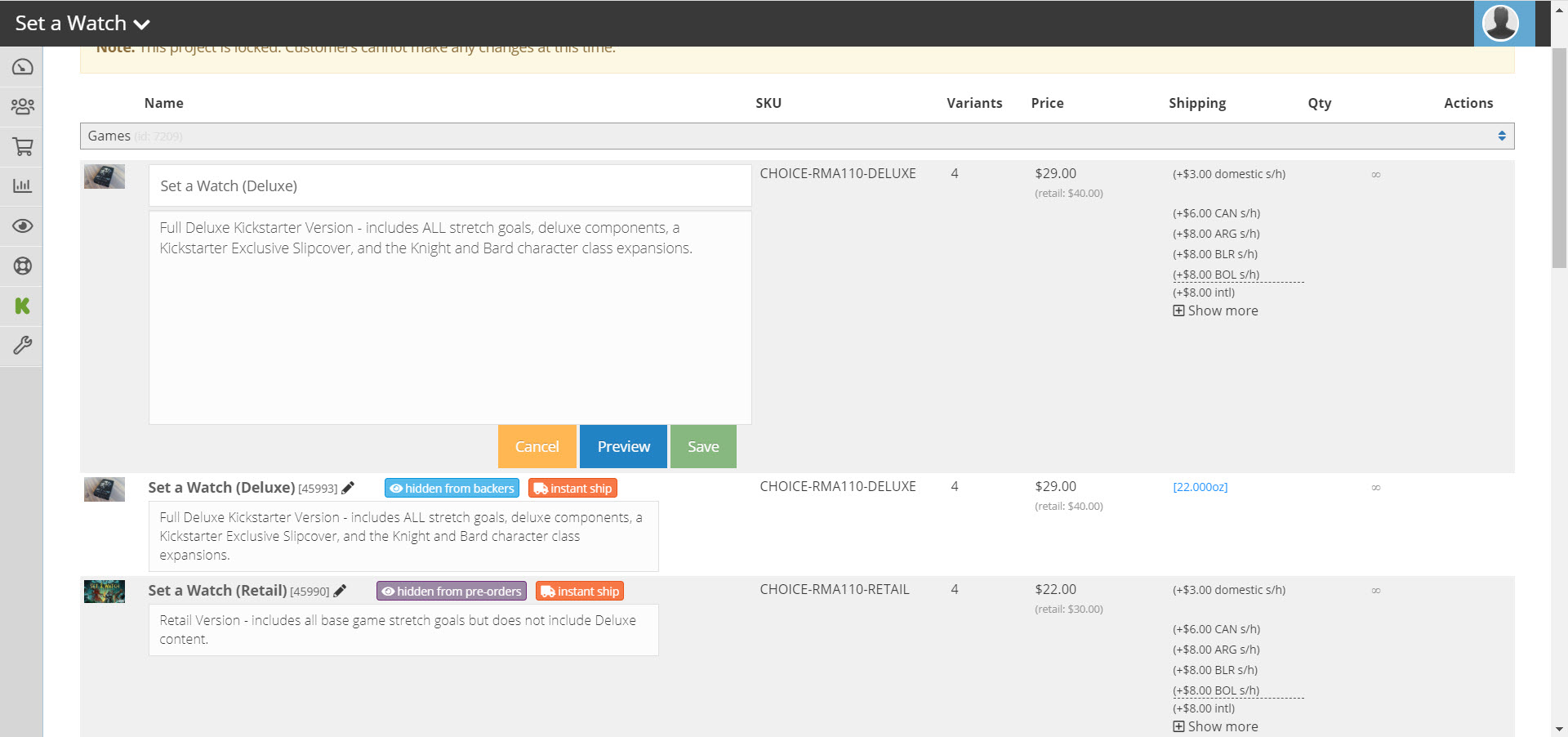 The Tale of 3 Pledge Managers - Rock Manor Games